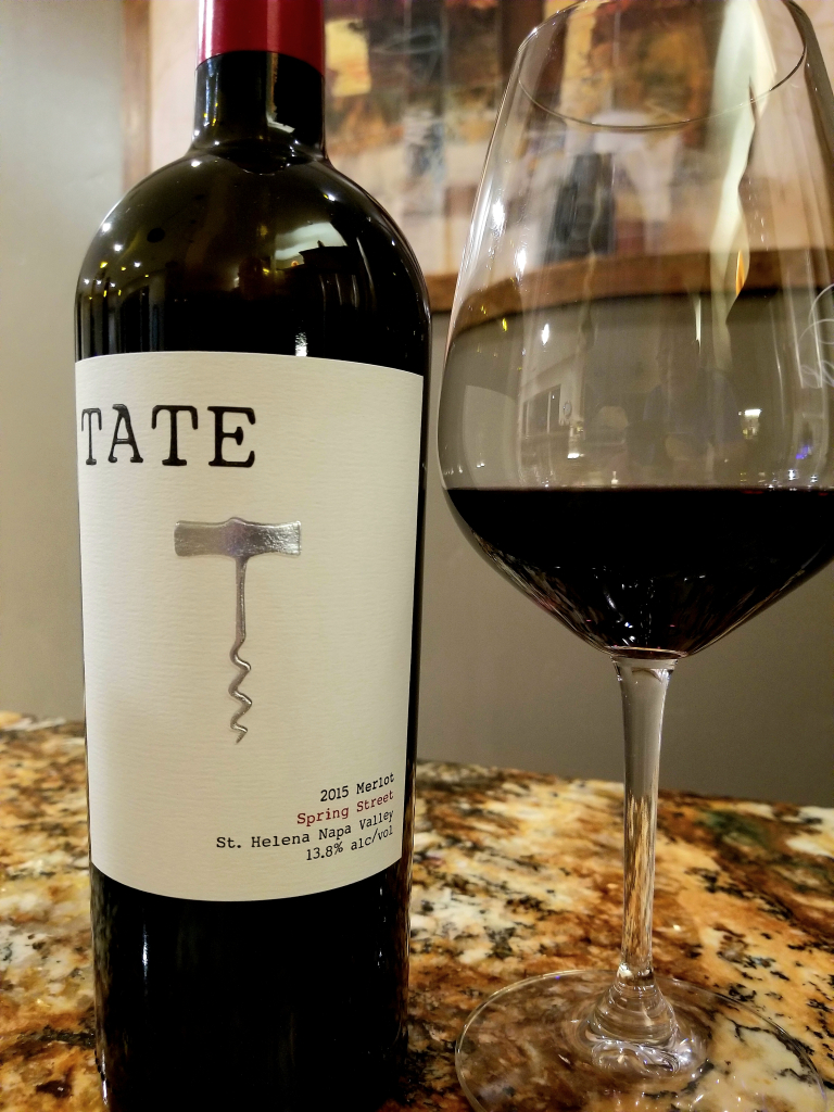 Tate Wine – 2015 Spring Street Merlot « California Wines & Wineries
